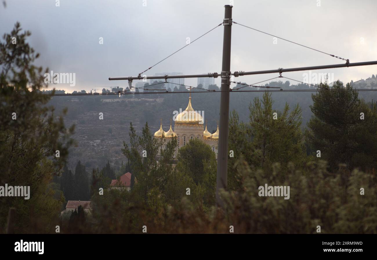Russian Orthodox Gorny or Gornensky Convent in Ein Karem in the Judean ...