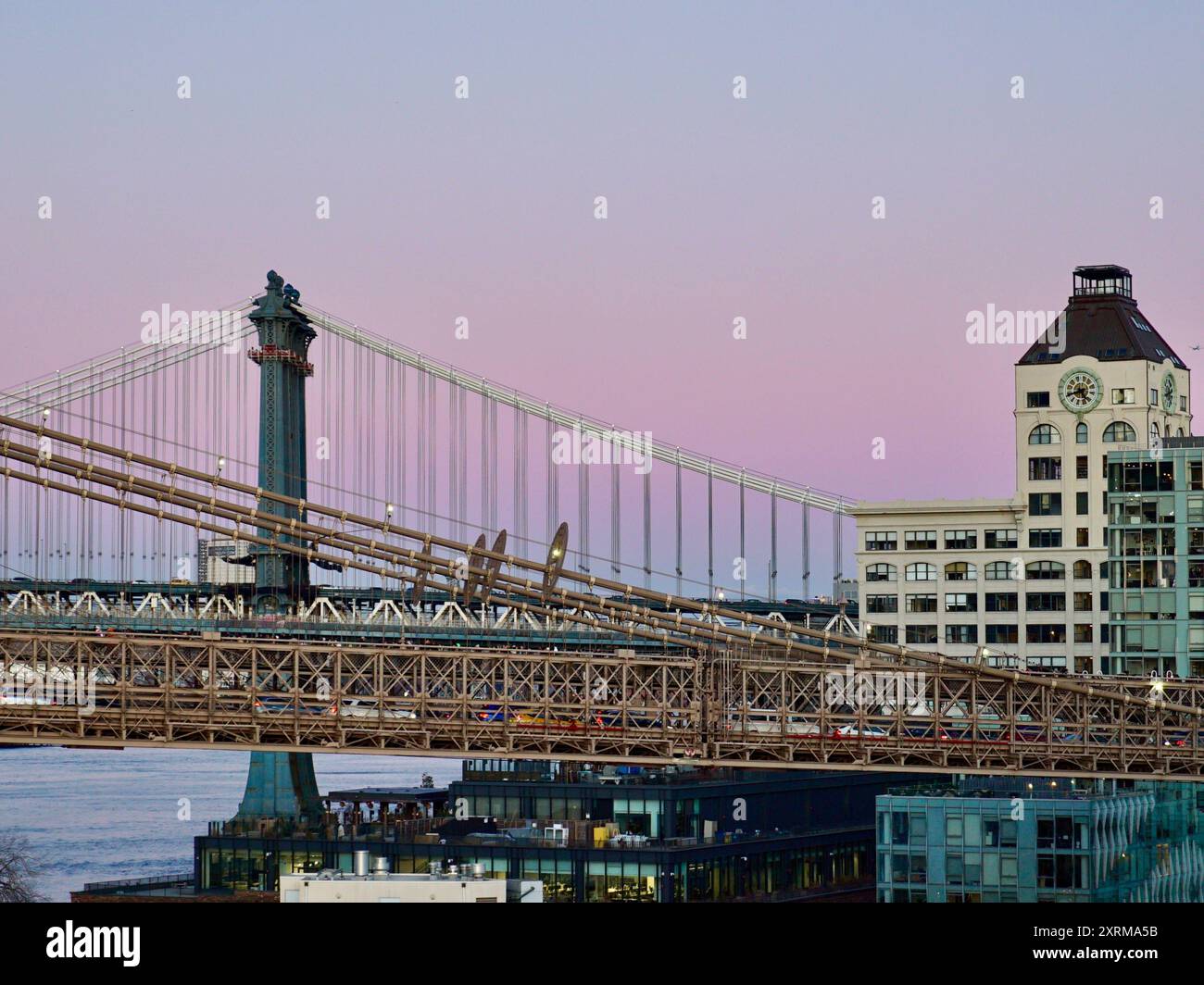 New usa brooklyn clock york tower building brooklyn hi-res stock ...