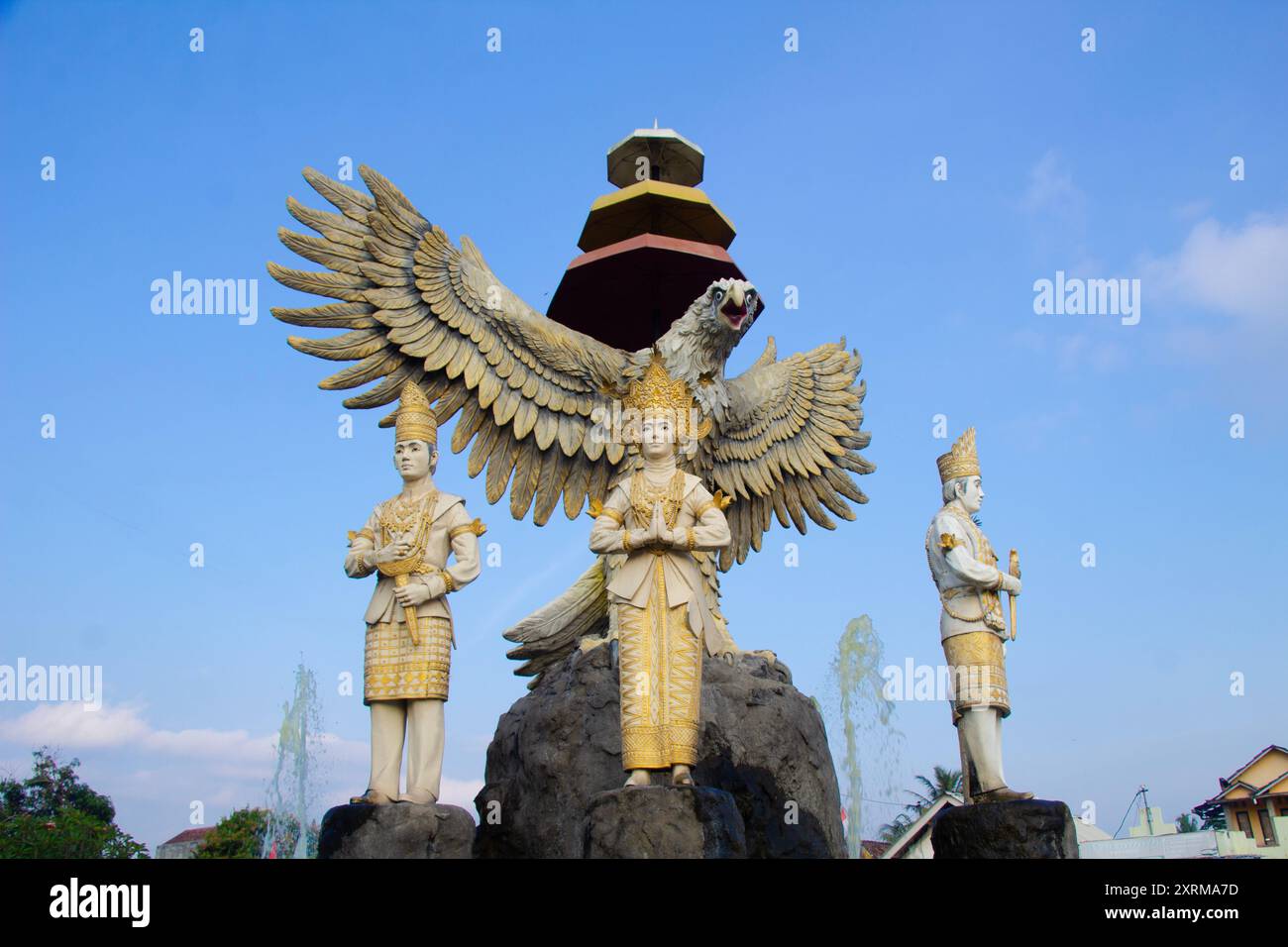 Pesawaran, Lampung; August 10, 2024; front view of the Garuda and Bride ...