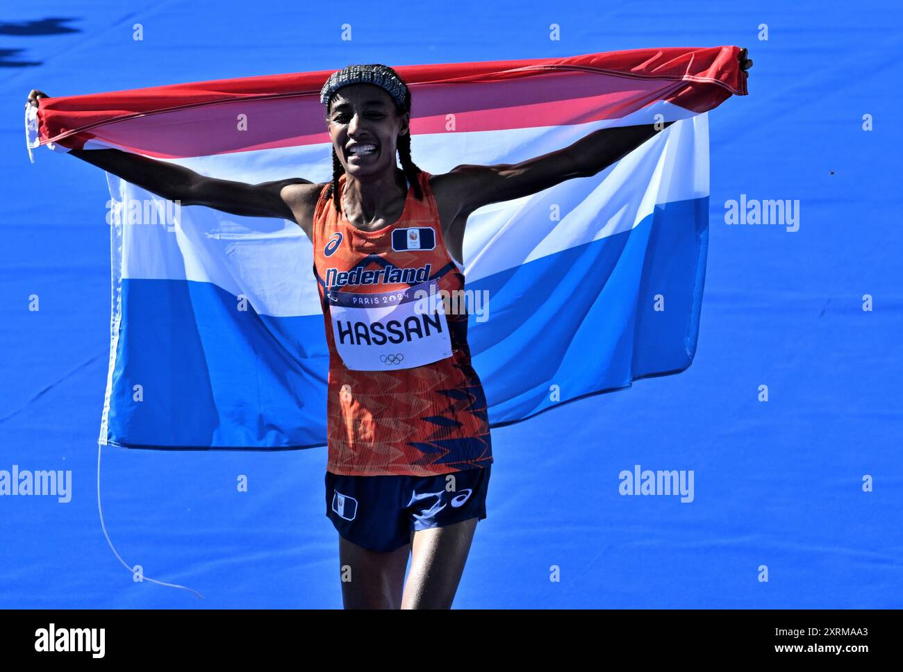 Sifan Hassan (NED) Gold medal, Athletics, Women's Marathon during the ...
