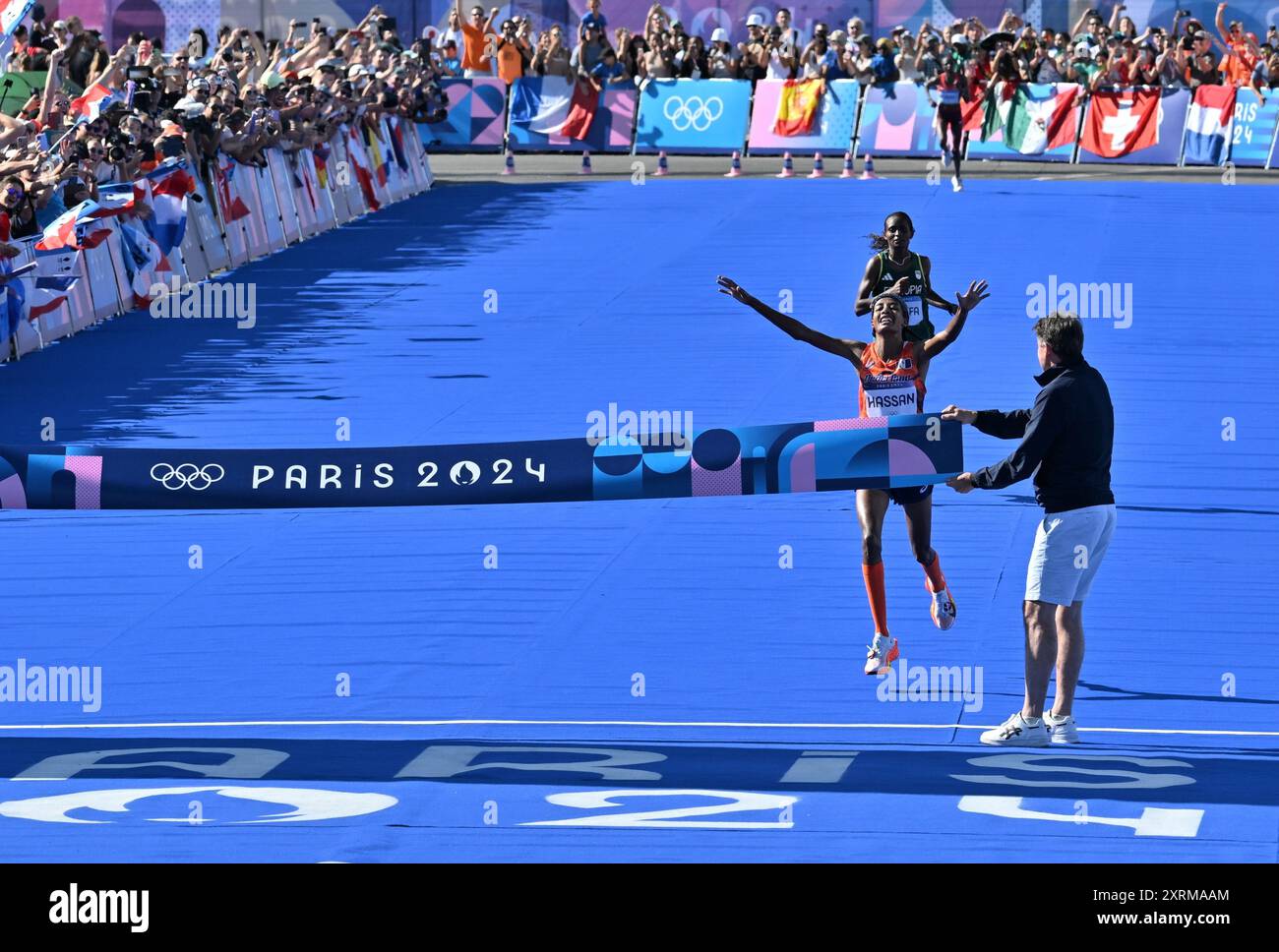 Sifan Hassan (NED) Gold medal, Tigist Assefa (ETH) Silver medal ... Sifan Hassan (NED) Gold medal, Tigist Assefa (ETH) Silver medal ...