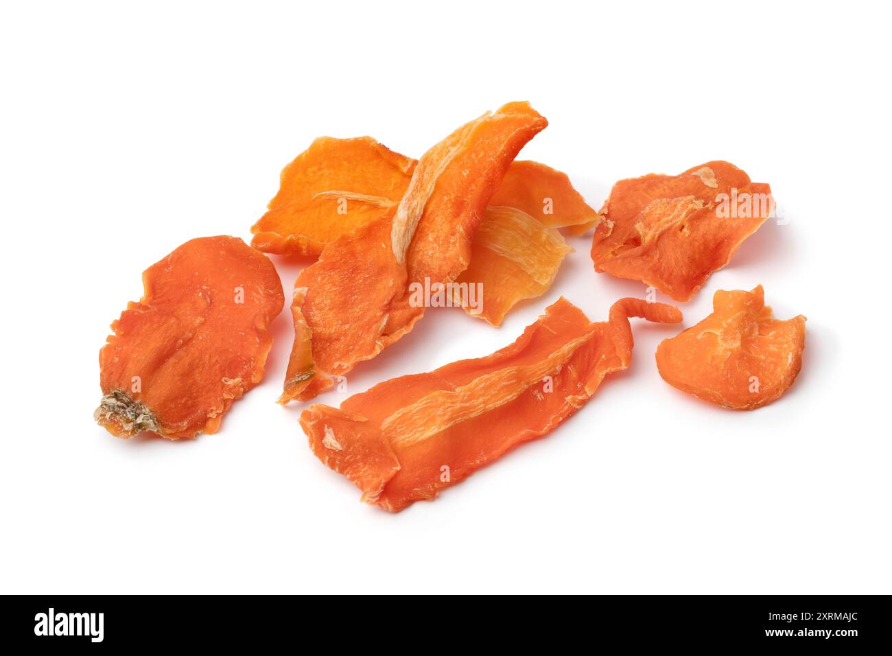 Heap of dried carrots isolated on white background close up Stock Photo ...