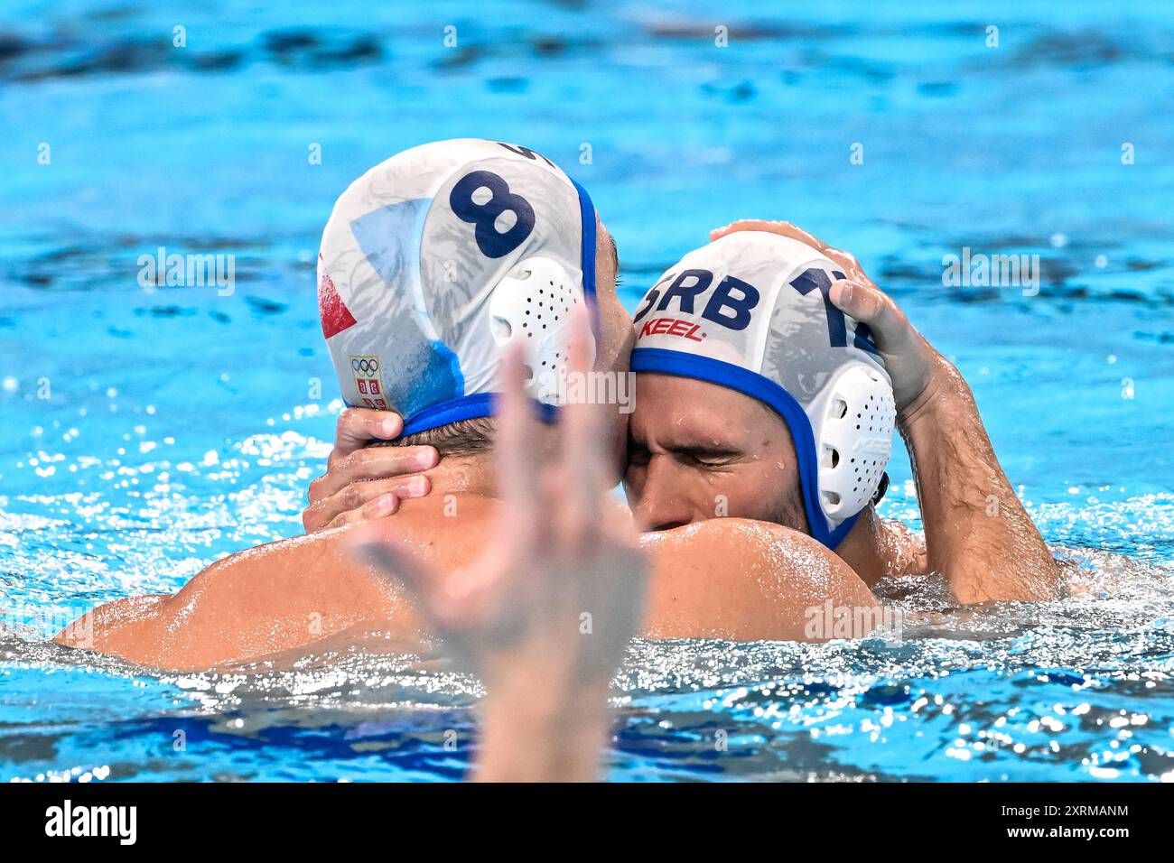 Paris, France. 11th Aug, 2024. Nikola Jaksic and Viktor Rasovic of ...