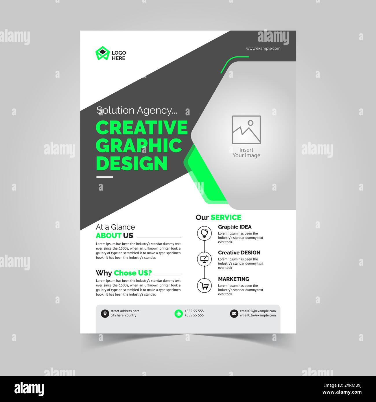 Corporate Business Flyer Template Vector File Stock Vector Image & Art ...