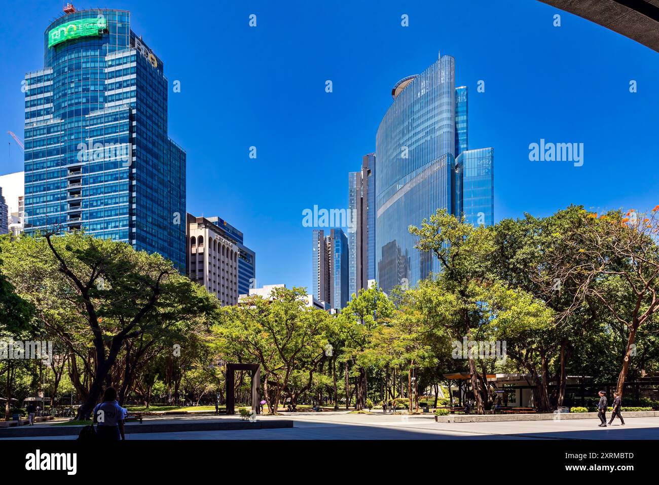 Makati city landscape, buildings, architecture and skyline, Manila ...