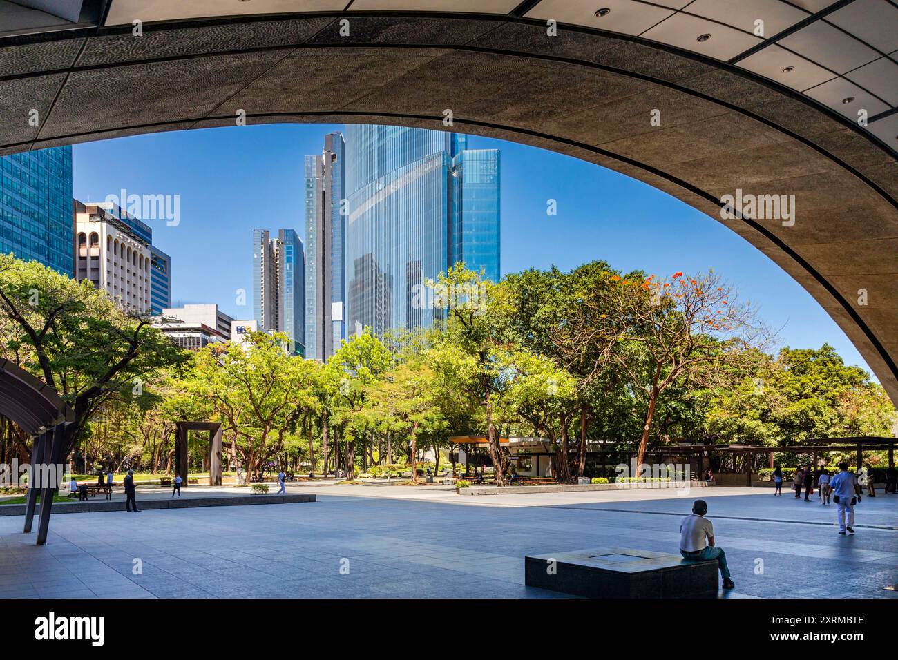 Makati city landscape, buildings, architecture and skyline, Manila ...