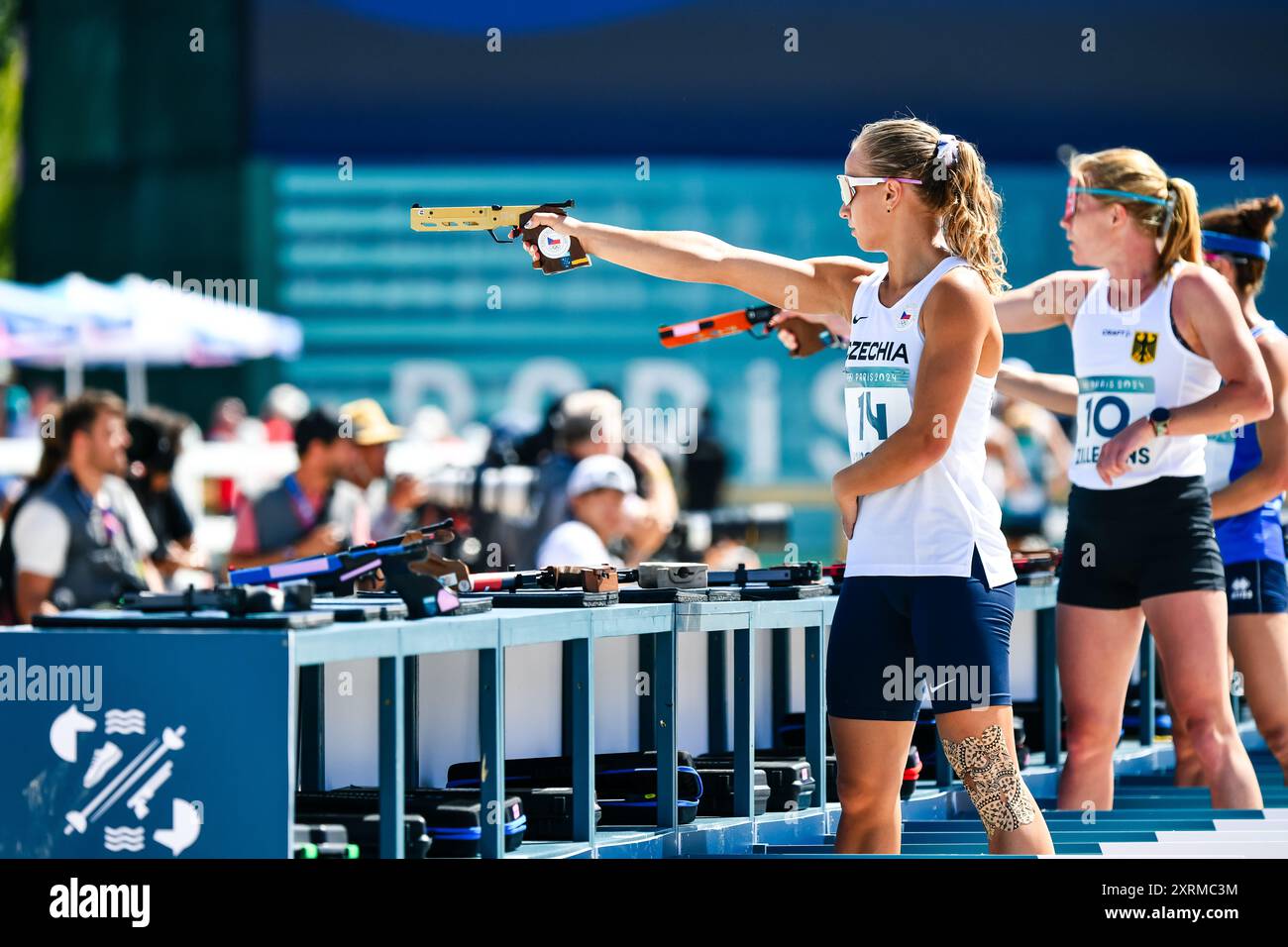 Lucie Hlavackova of Czech Republic competes in Women's Individual Laser ...