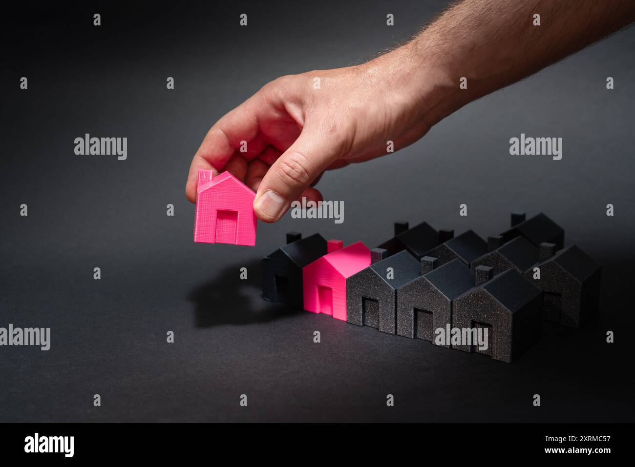 Choosing and buying a new home. Financial housing market situation ...