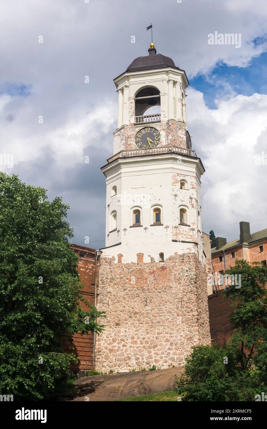 Vyborg, Russia - June 10, 2024: medieval residential house from the ...