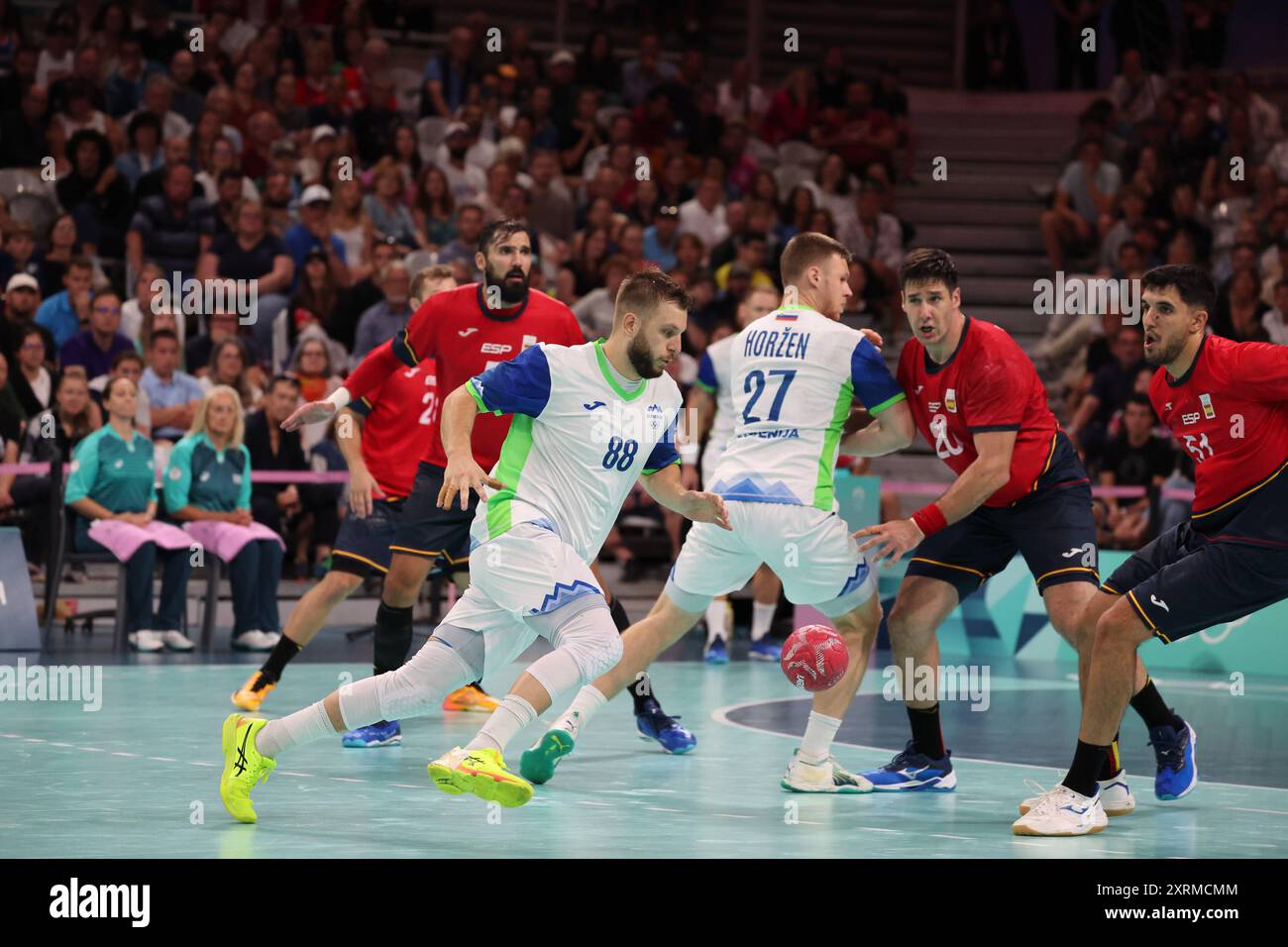 Aleks VLAH (Slovenia), Handball, Men's Bronze Medal Match during the ...