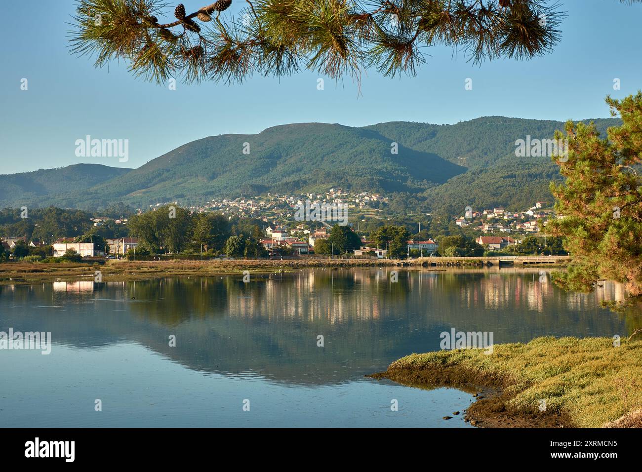 The elevated vantage point from the campsite offers a sweeping view of ...