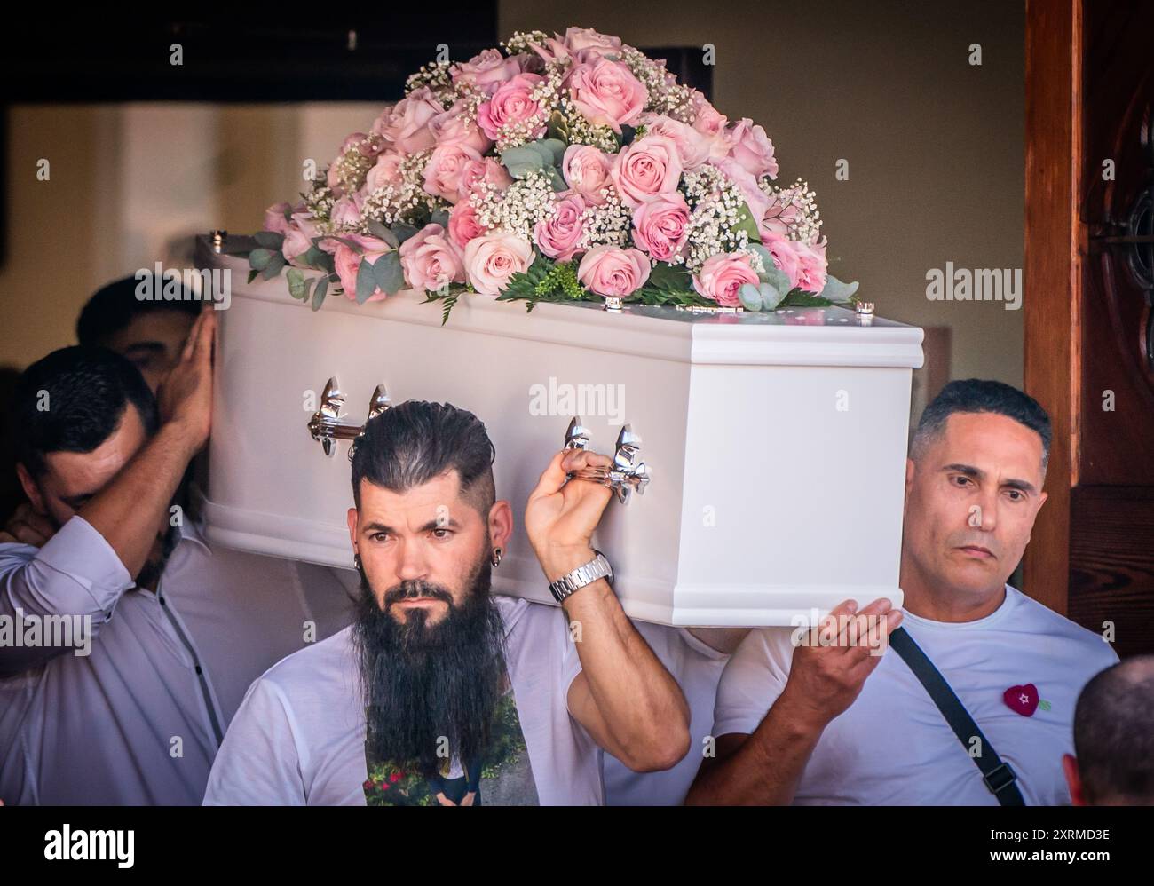 The coffin of Southport stabbing victim Alice da Silva Aguiar being ...