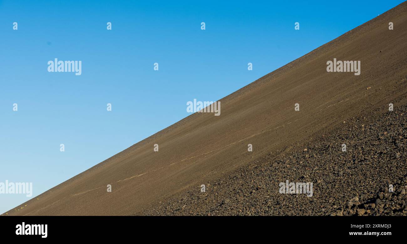 Steep Hillside And Sky Divide Frame In Cinder Cone in Lassen Volcanic ...
