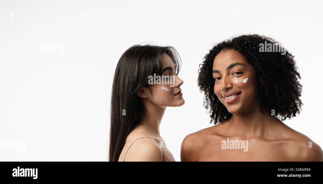 Female models of various ages celebrating their natural bodies in a ...