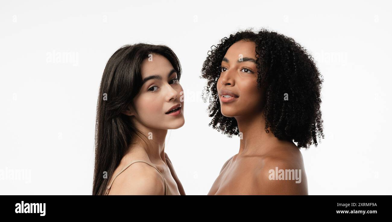 Female models of various ages celebrating their natural bodies in a ...