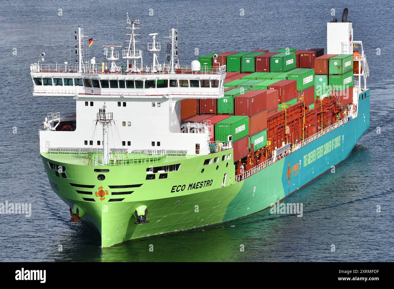 Containership ECO MAESTRO Stock Photo - Alamy