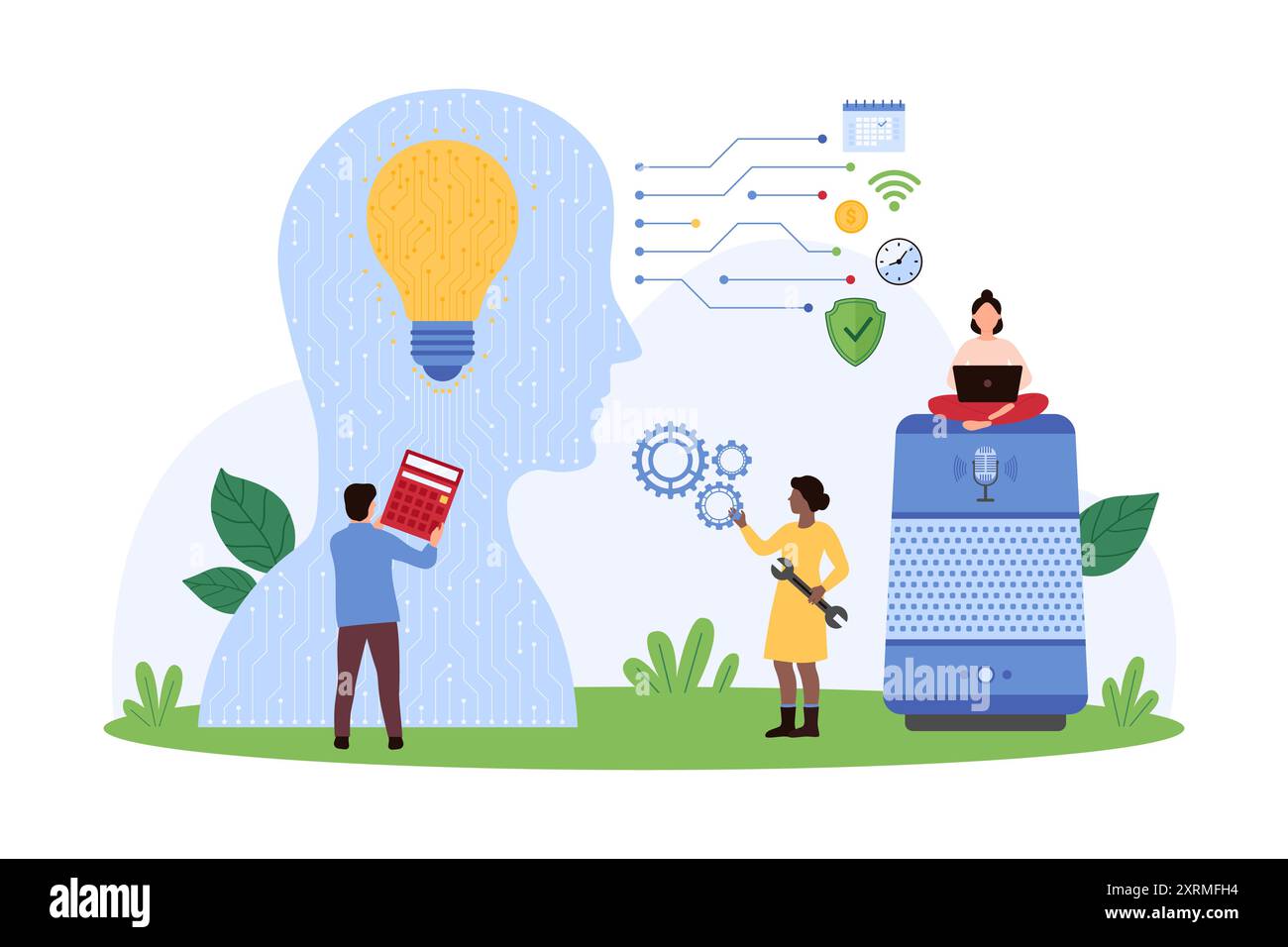 Voice recognition and control of AI personal assistant with smart ...