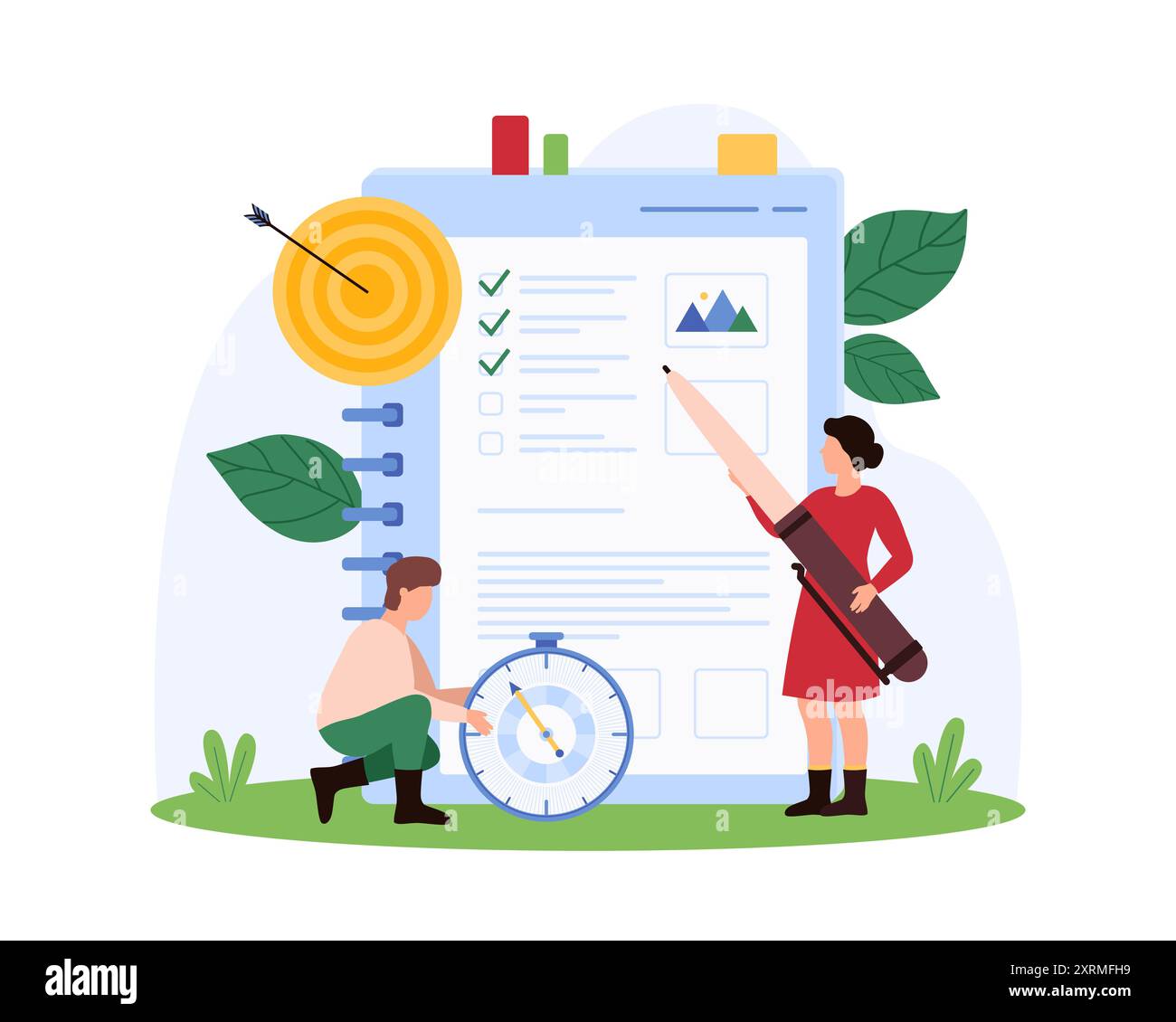 Business goal effective planning, success control steps in to do list ...