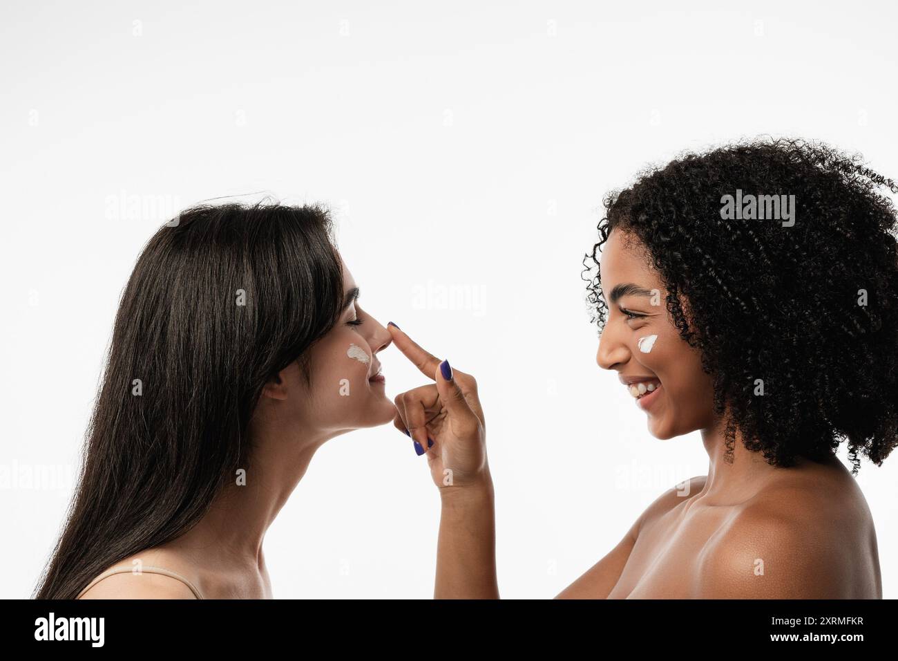 Female models of various ages celebrating their natural bodies in a ...