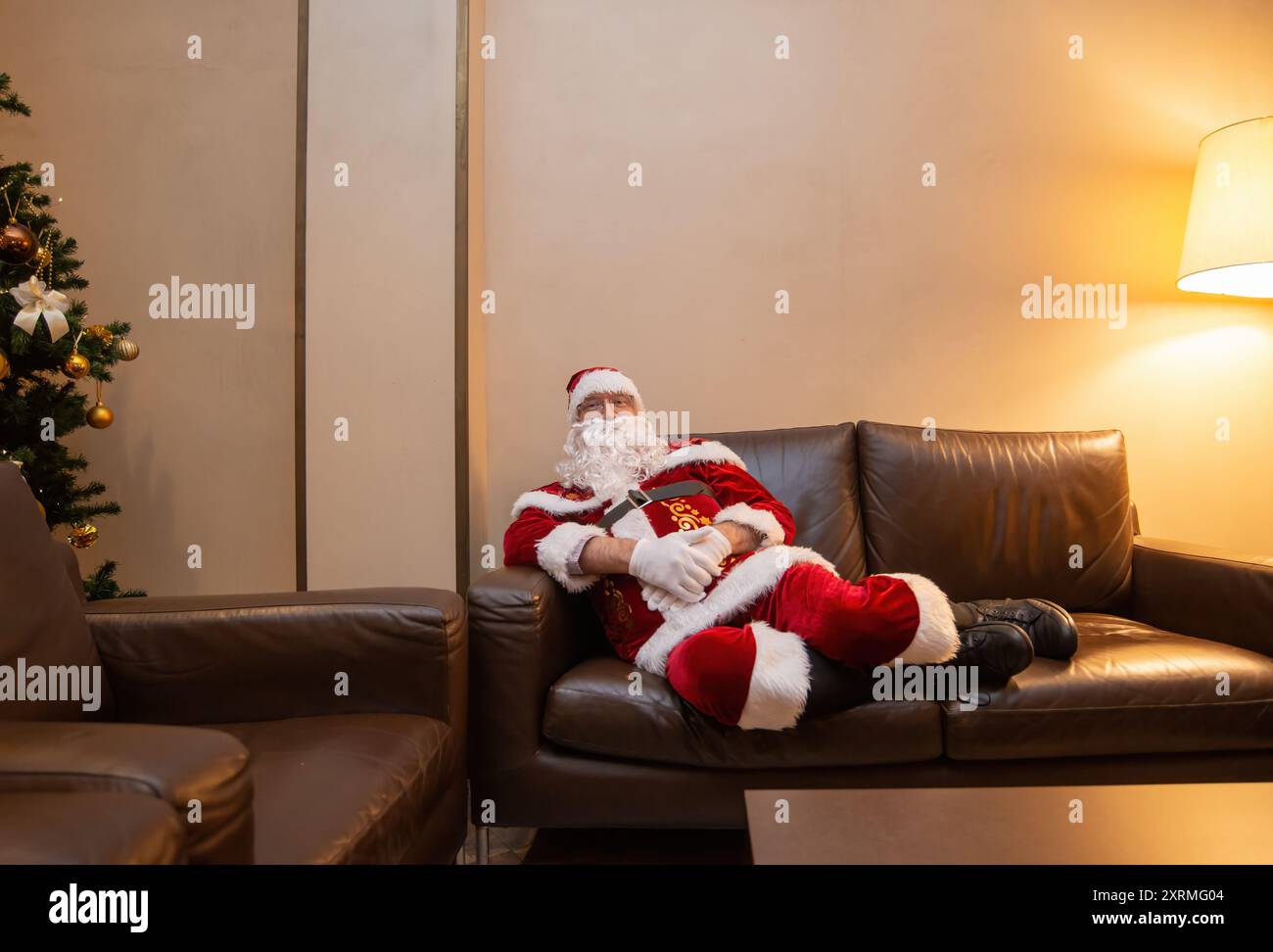 Tired santa hi-res stock photography and images - Alamy