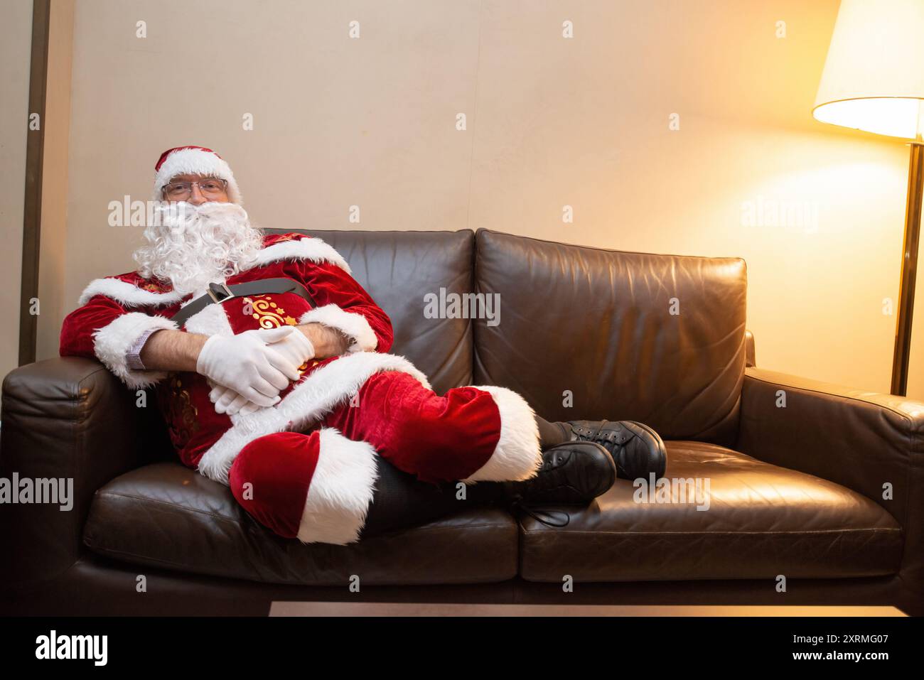 Tired santa hi-res stock photography and images - Alamy