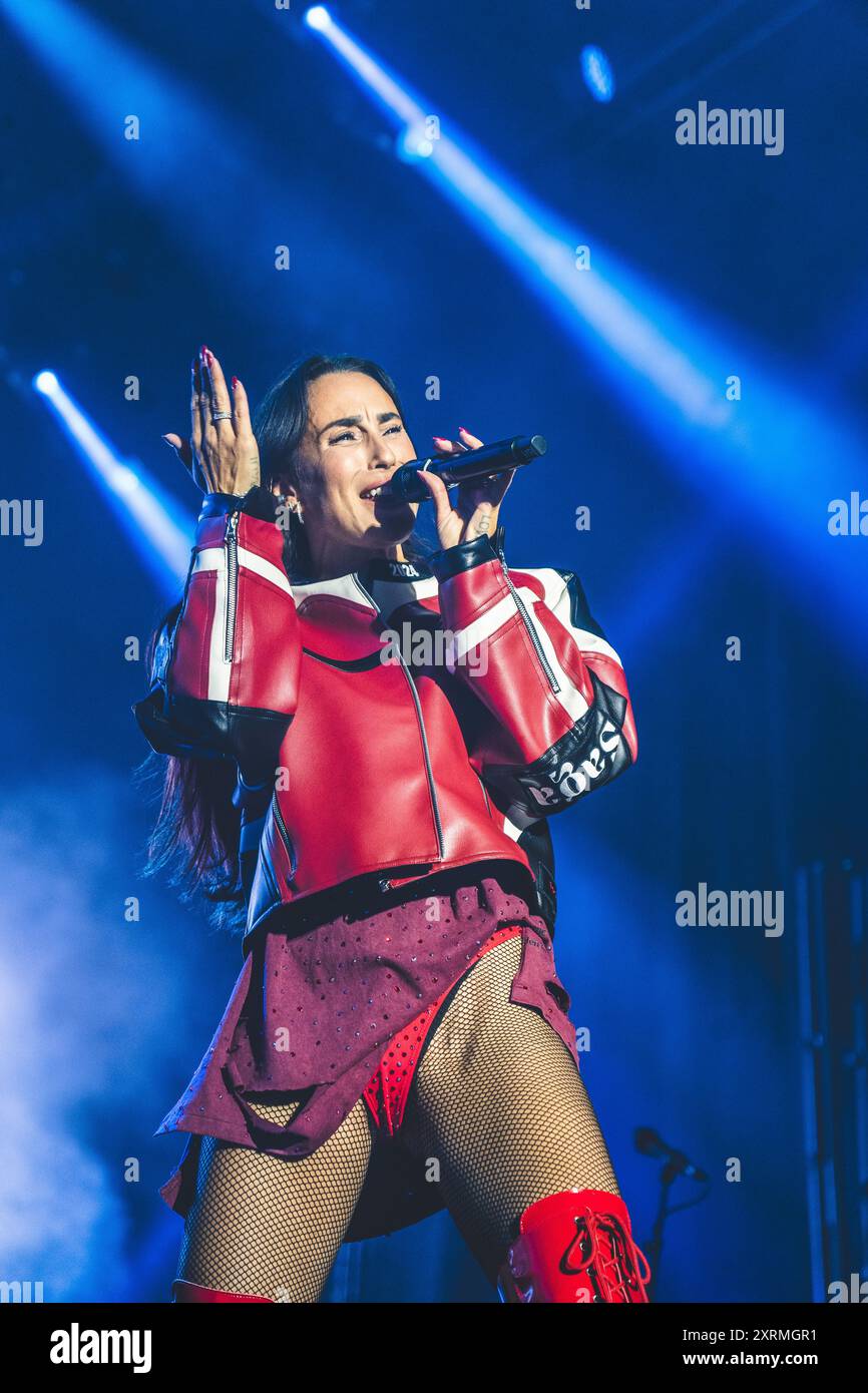 Skanderborg, Denmark. 10th, August 2024. The Danish singer, songwriter ...