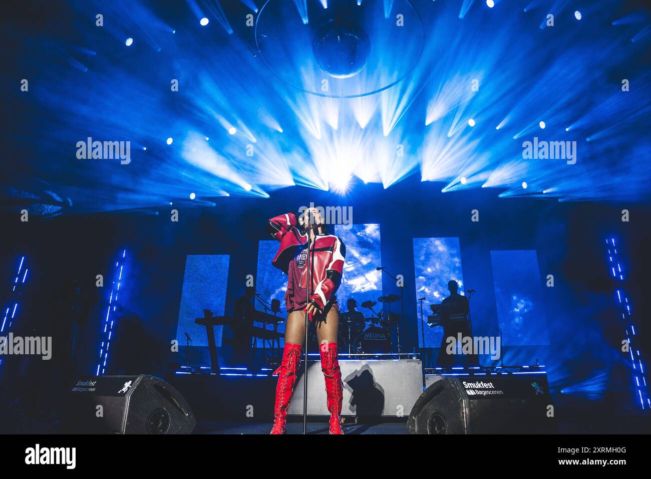 Skanderborg, Denmark. 10th, August 2024. The Danish singer, songwriter ...