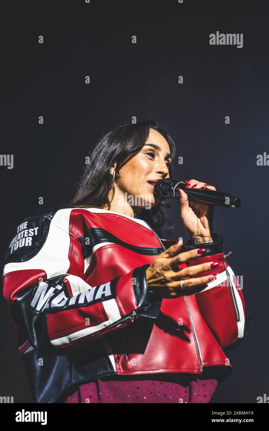 Skanderborg, Denmark. 10th, August 2024. The Danish singer, songwriter ...
