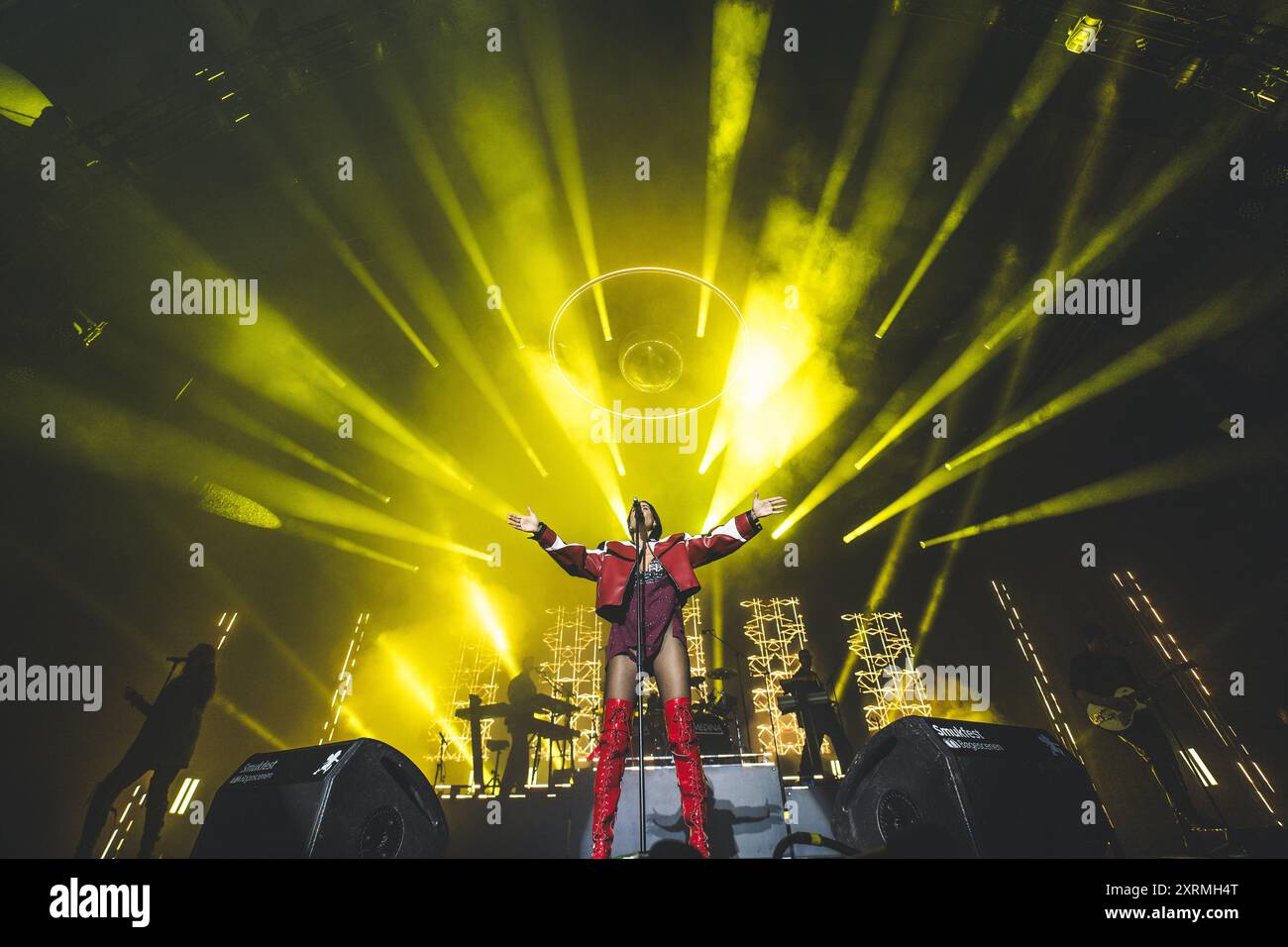 Skanderborg, Denmark. 10th, August 2024. The Danish singer, songwriter ...