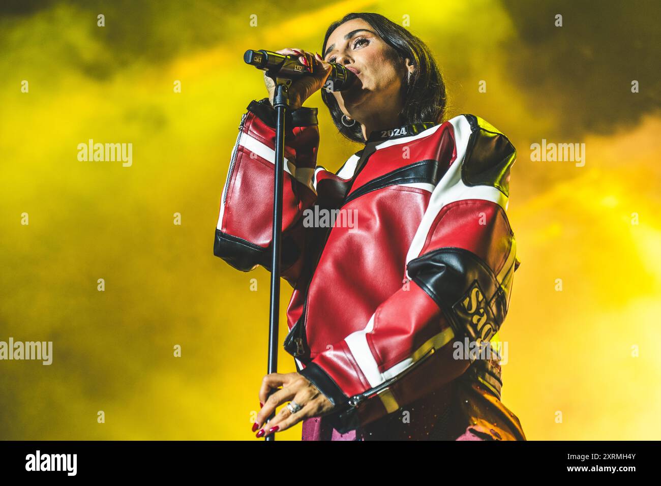 Skanderborg, Denmark. 10th, August 2024. The Danish singer, songwriter ...