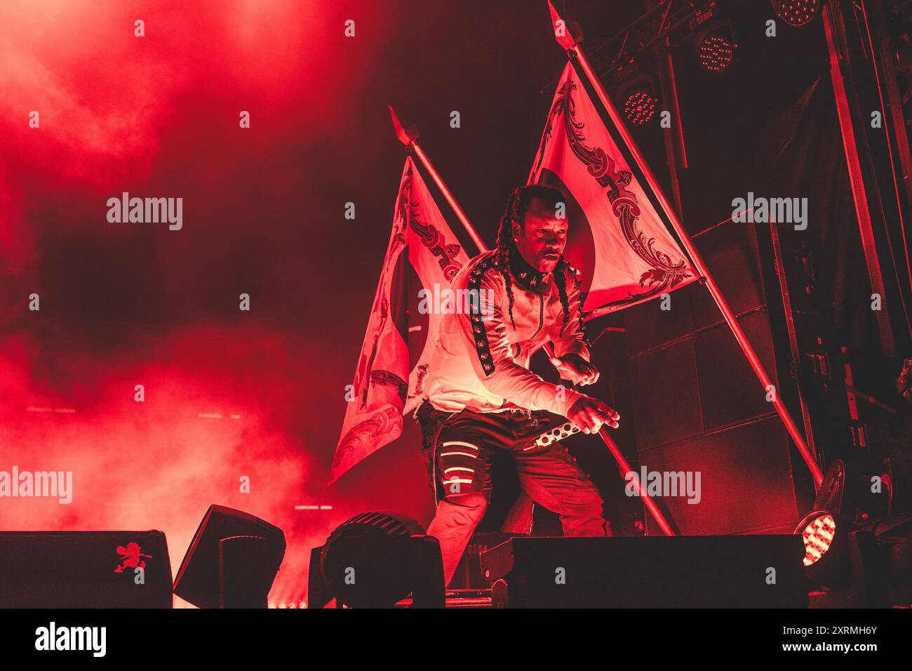 Skanderborg, Denmark. 10th, August 2024. The English electronica group ...