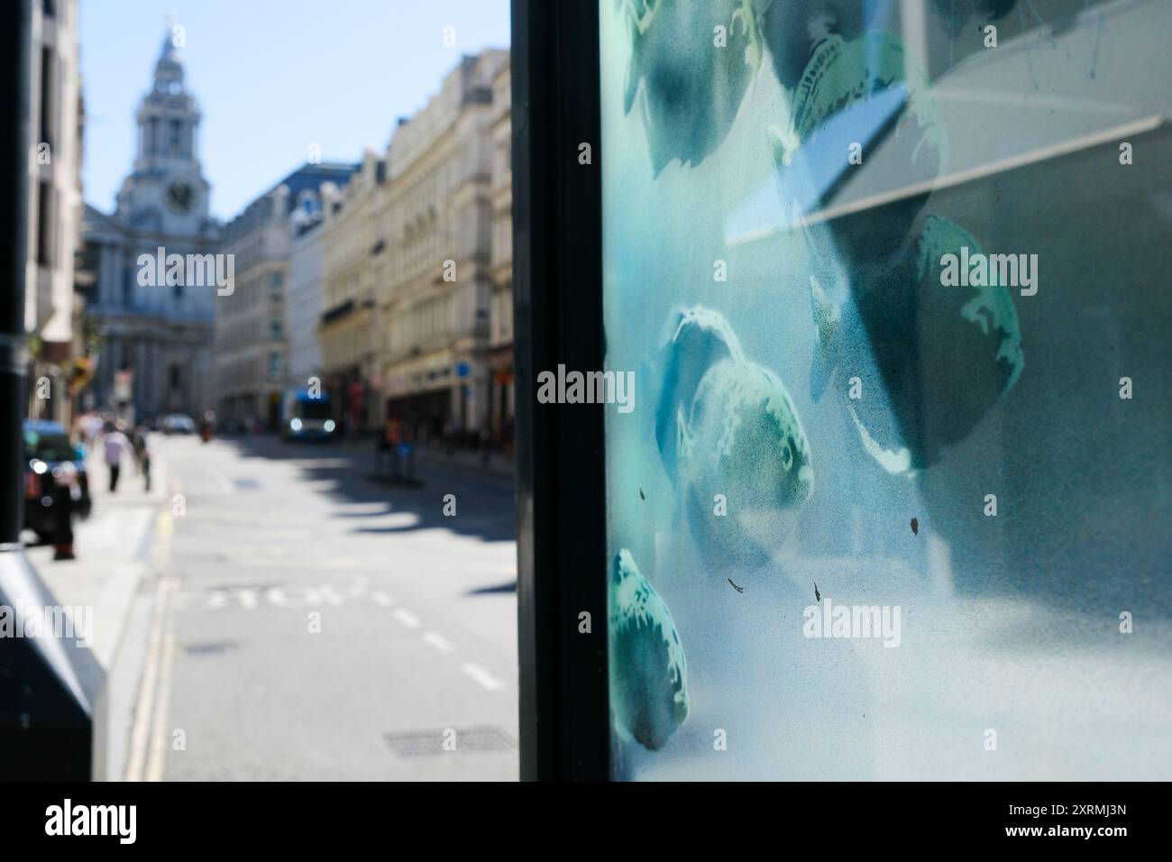 Banksy piranahs police box hi-res stock photography and images - Alamy