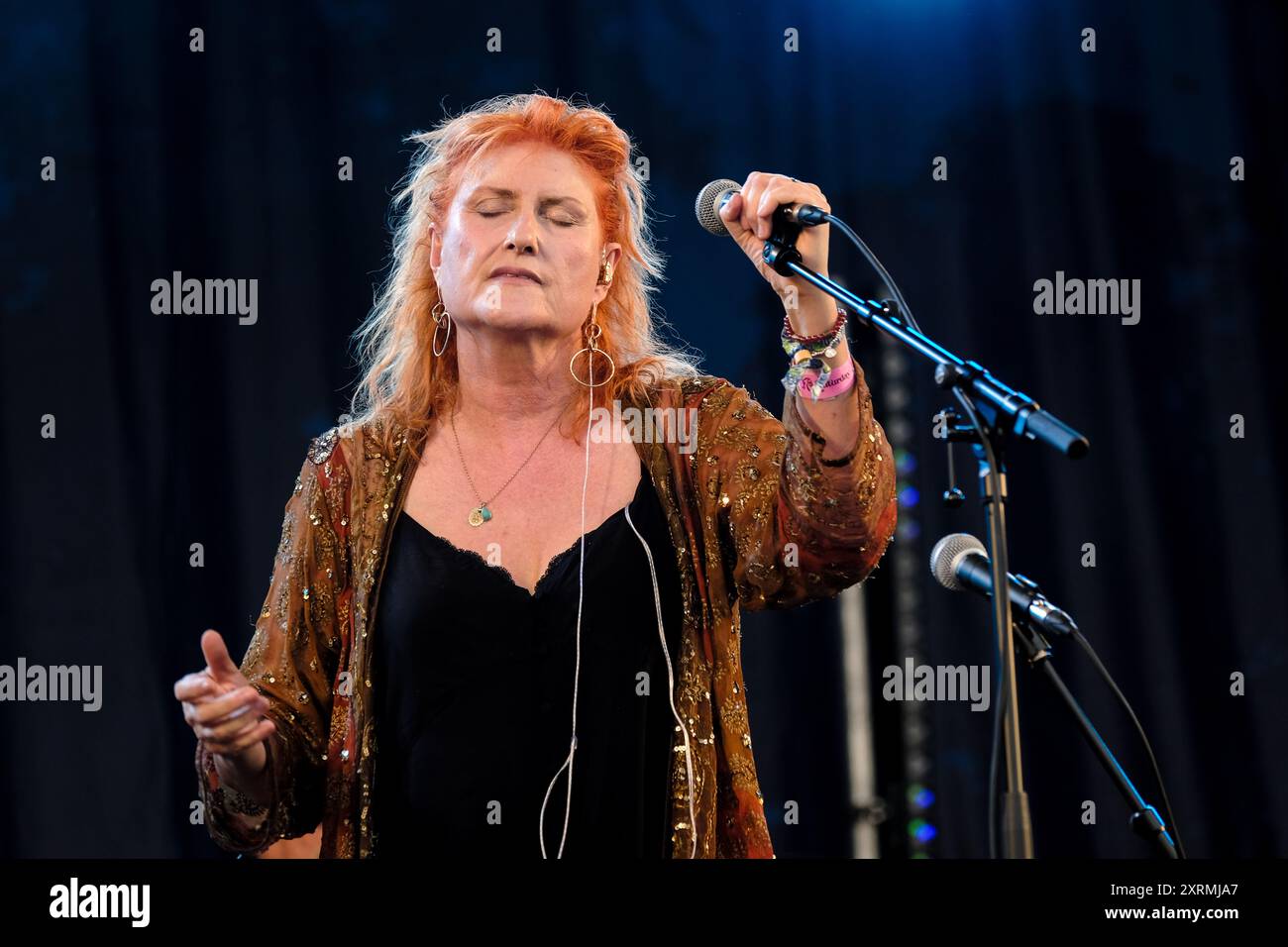 Williamscot, UK. 10th Aug, 2024. Scottish singer-songwriter and MBE ...
