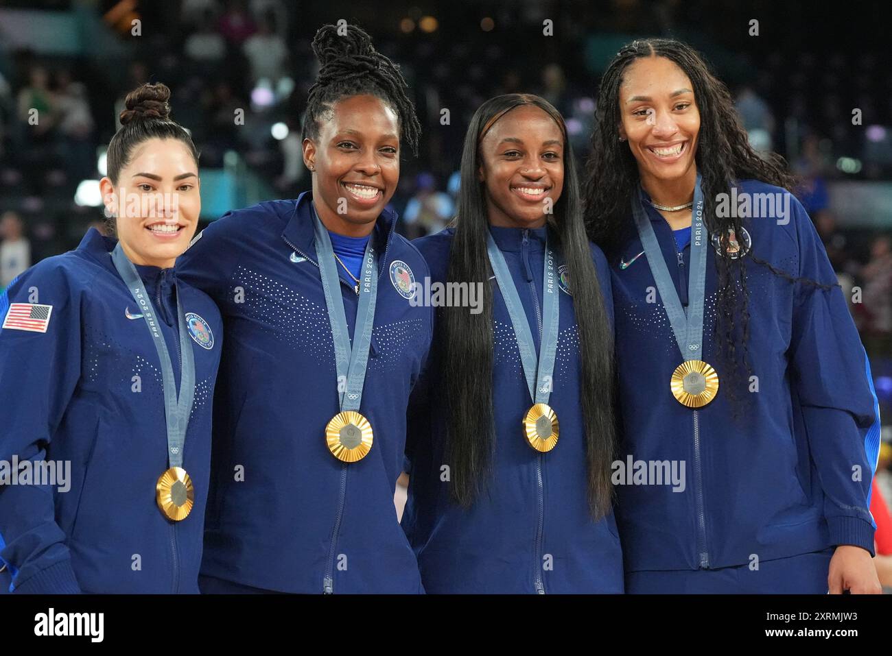 Aja wilson kelsey plum hi-res stock photography and images - Alamy