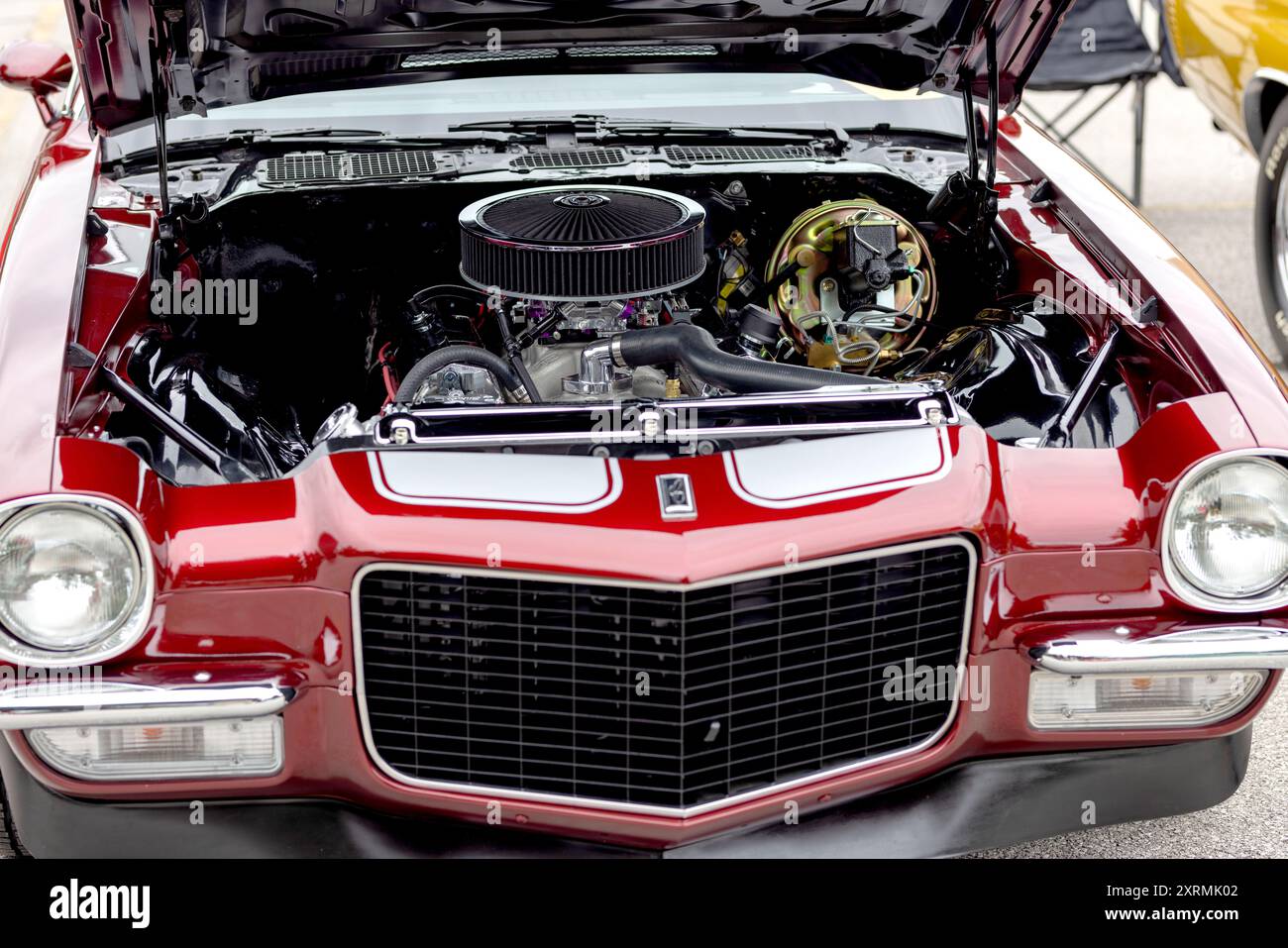 Springfield, Ohio USA August 9 2024 : Engines and engine parts. Car ...