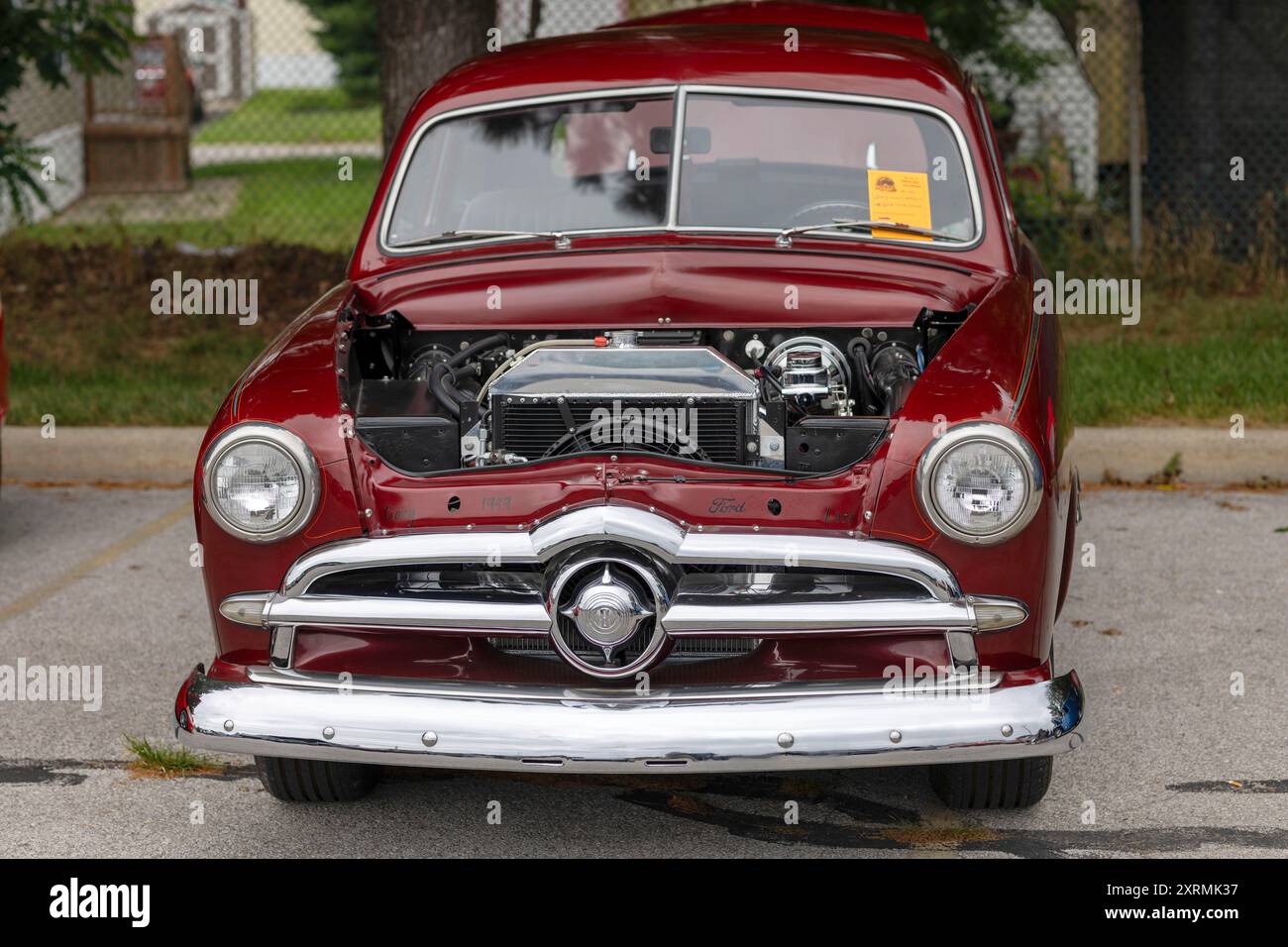 Springfield, Ohio USA August 9 2024 : Engines and engine parts. Car ...
