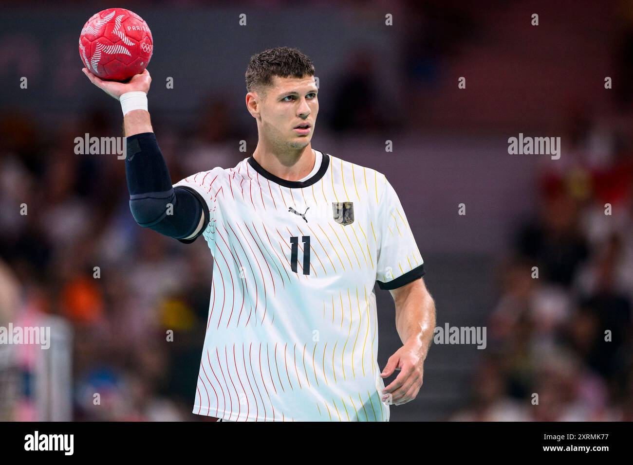 11 August 2024, France, Lille: Handball: Olympics, Germany - Denmark ...