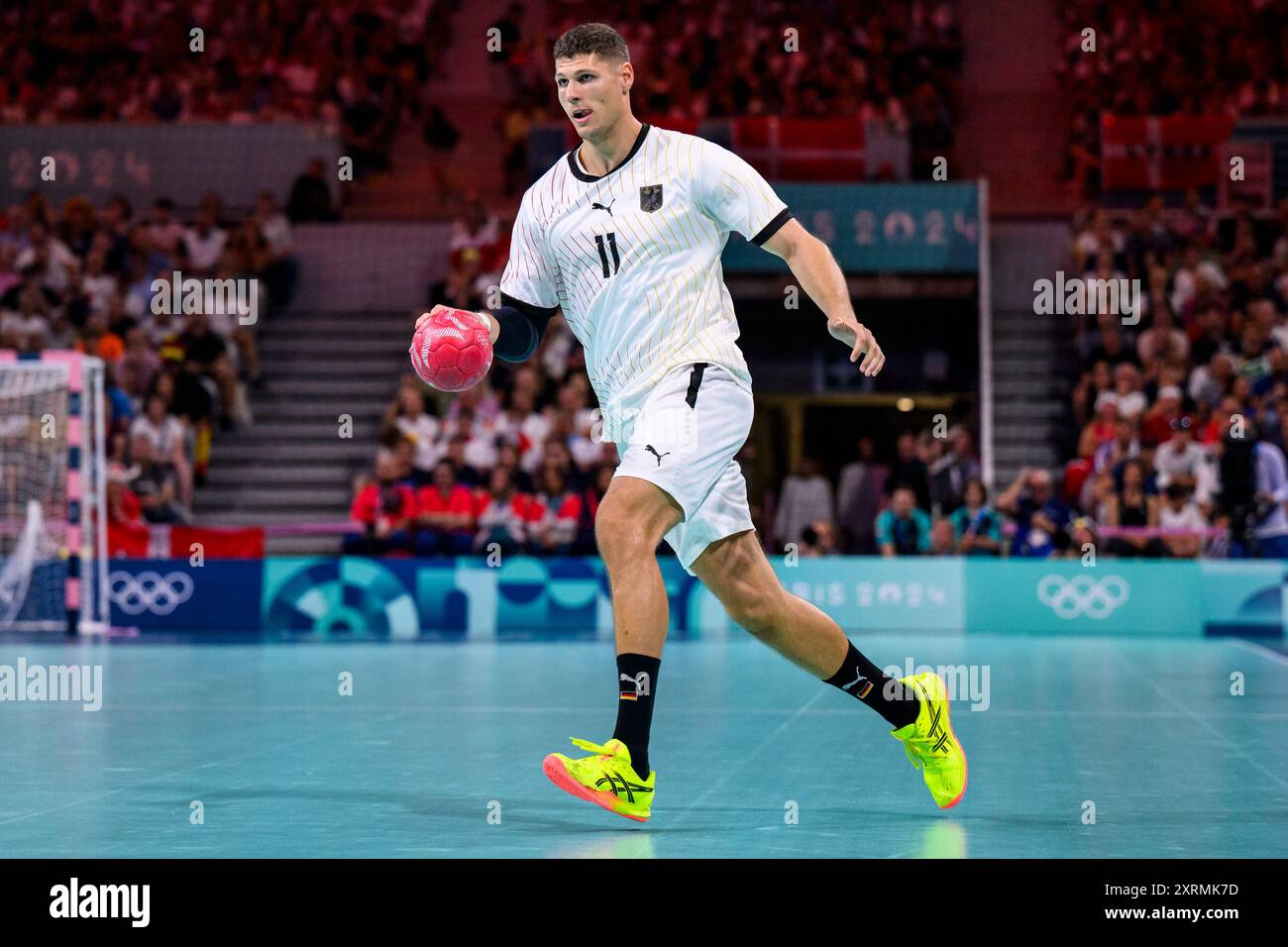 11 August 2024, France, Lille: Handball: Olympics, Germany - Denmark ...
