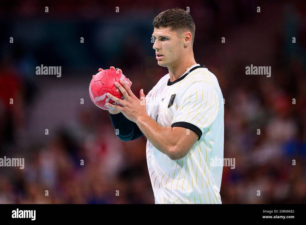 11 August 2024, France, Lille: Handball: Olympics, Germany - Denmark ...