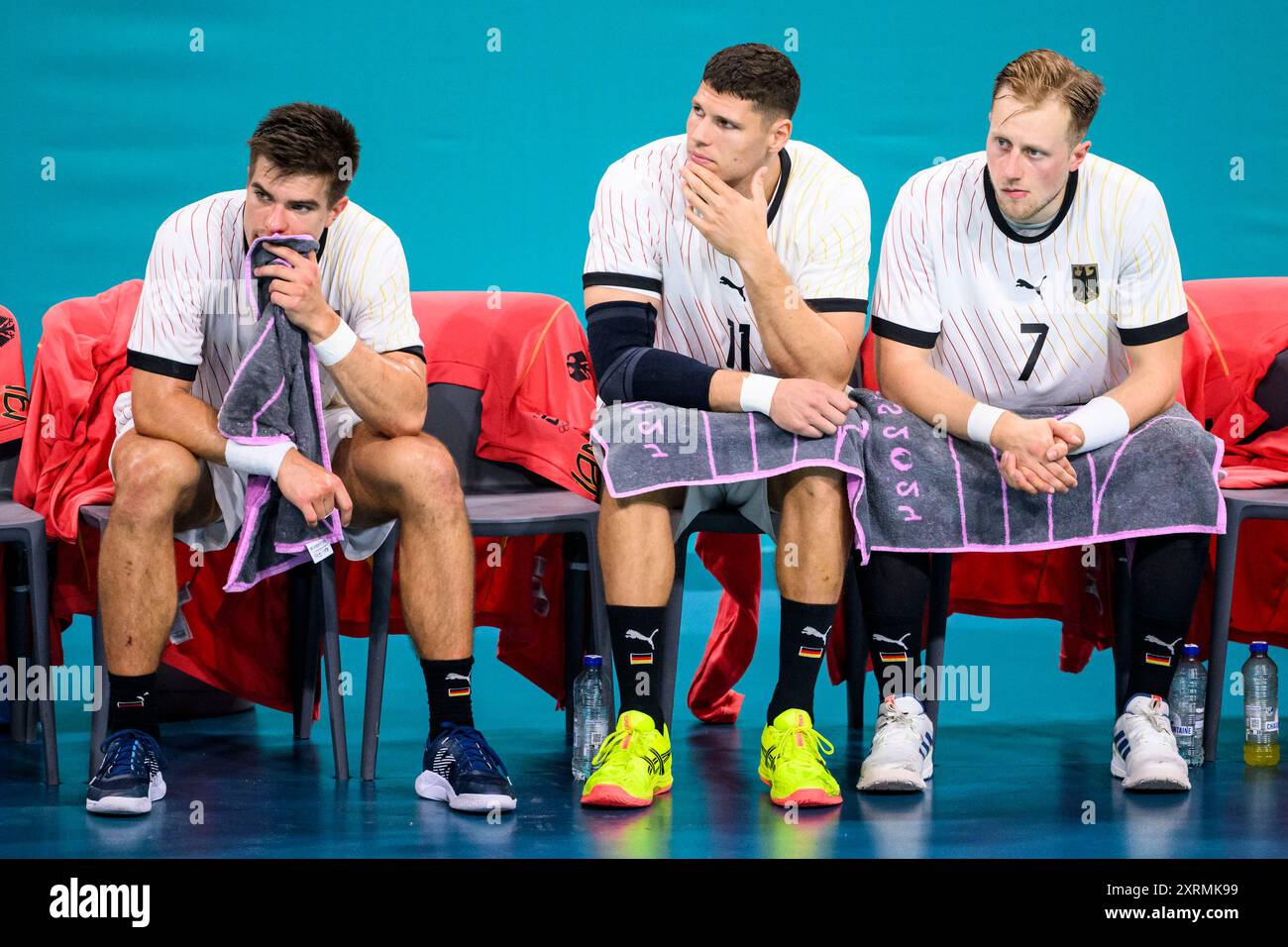 11 August 2024, France, Lille: Handball: Olympics, Germany - Denmark ...