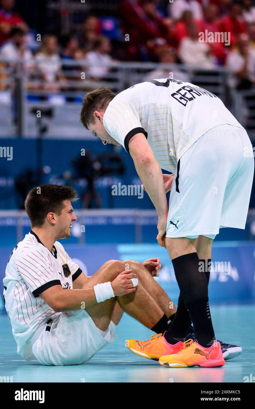 11 August 2024, France, Lille: Handball: Olympic Games, Germany ...