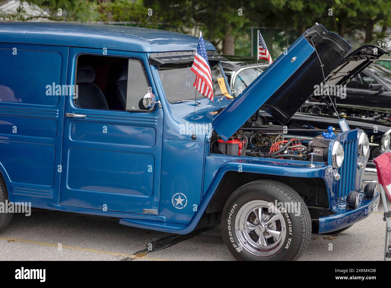 Springfield, Ohio USA August 9 2024 : Engines and engine parts. Car ...
