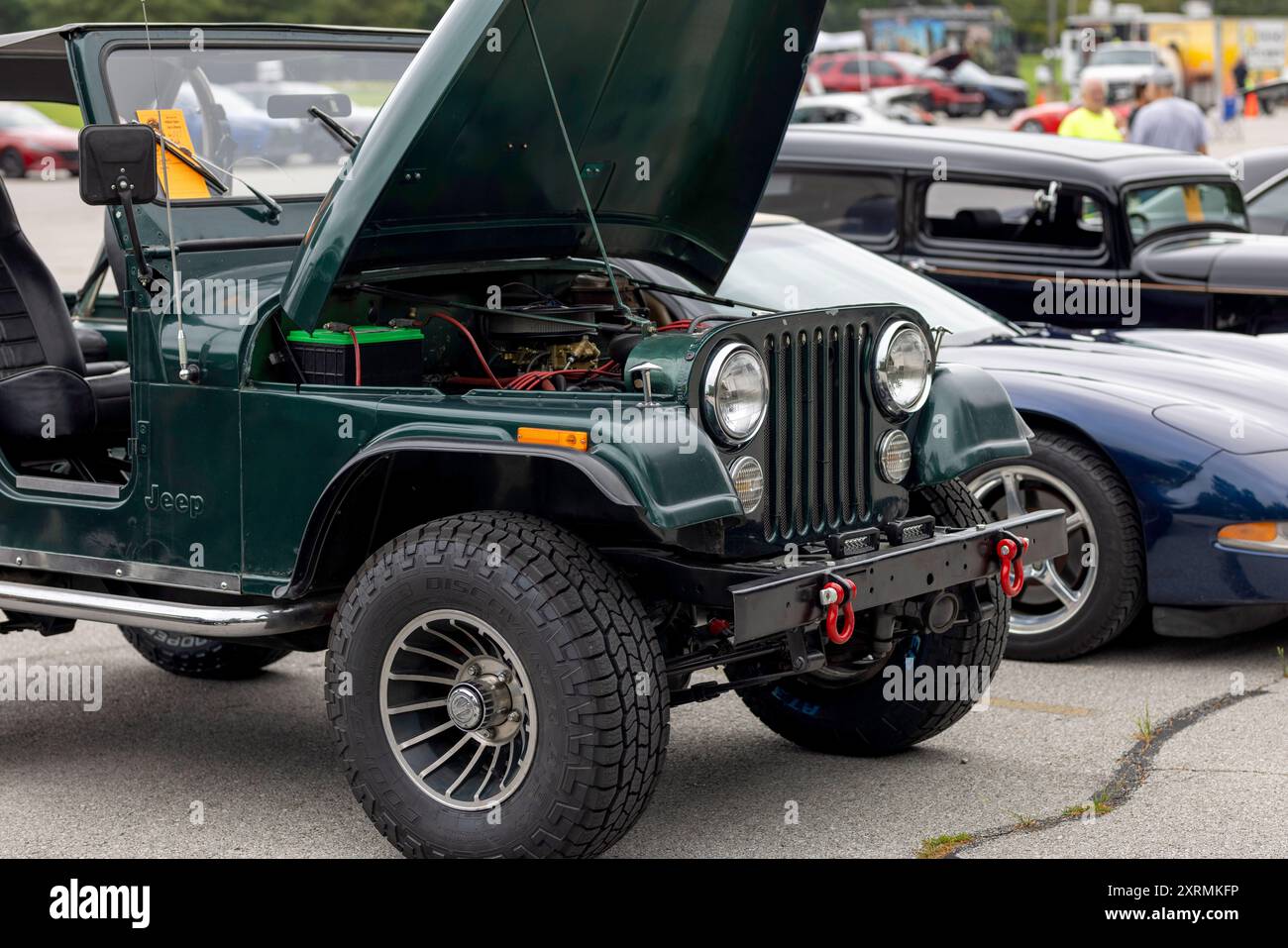 Springfield, Ohio USA August 9 2024 : Engines and engine parts. Car ...