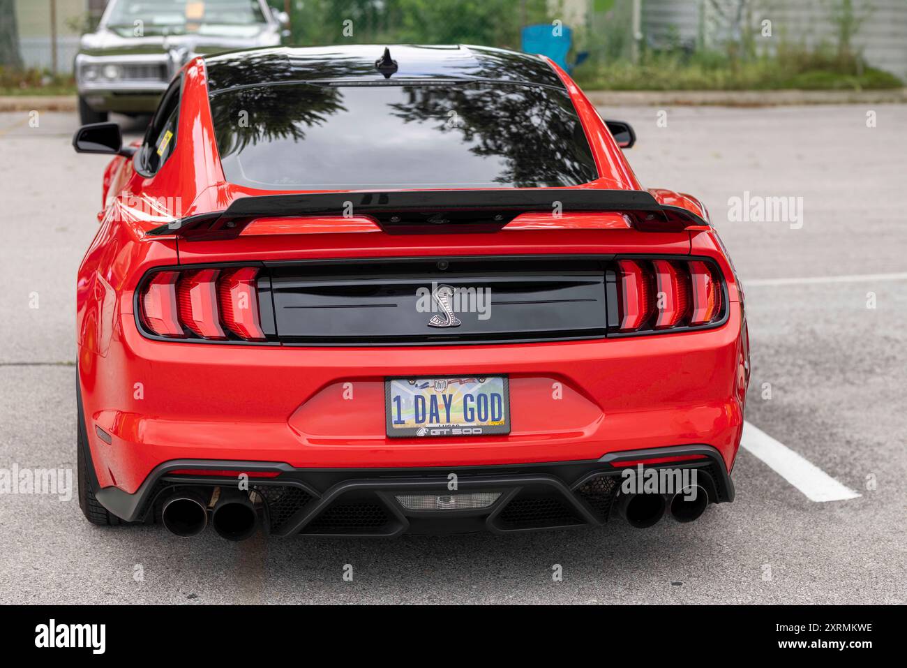Springfield, Ohio USA August 9 2024 : Engines and engine parts. Car ...