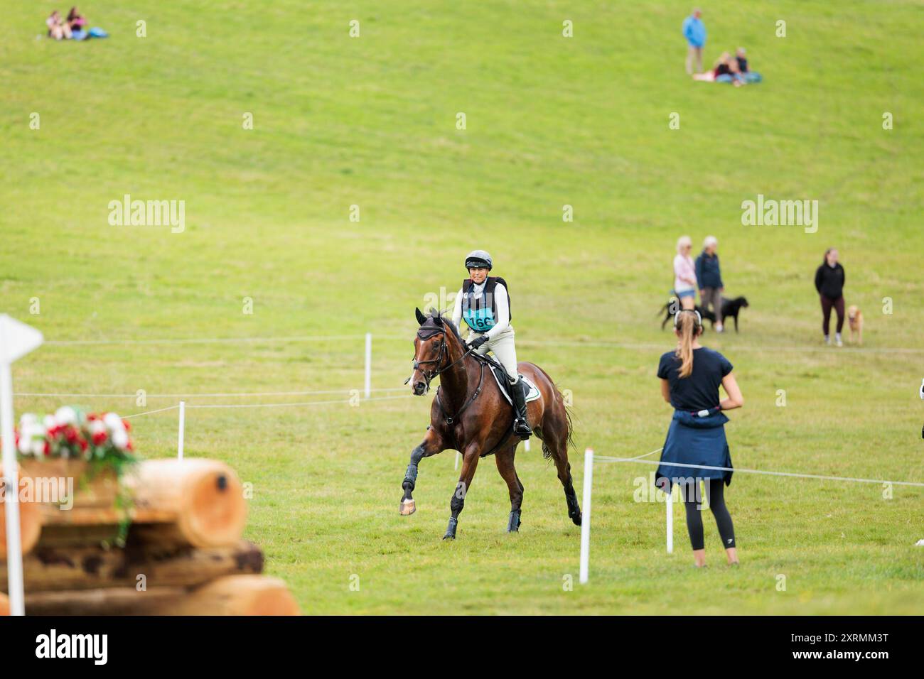 Jeanette Brakewell of Great Britain with Drumgiven Mr Charisma during ...