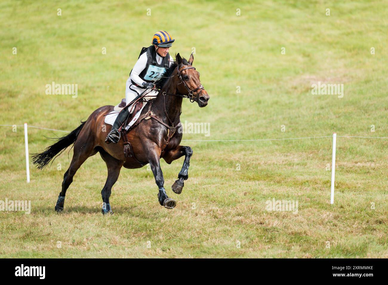 Rachel Rendle of the Netherlands with Ballyvally Bay during the CCI4*S ...