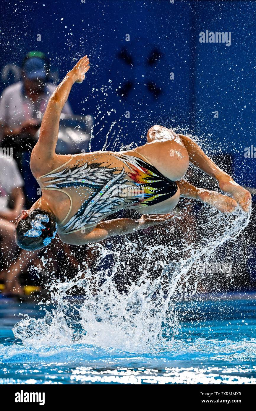 Paris, France. 10th Aug, 2024. Kate Shortman and Isabelle Thorpe of ...