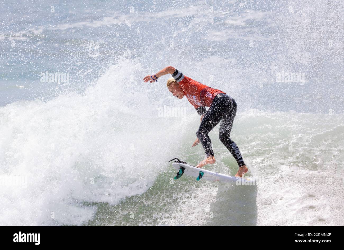 Professional surfing contest 2024 huntington beach hi-res stock ...