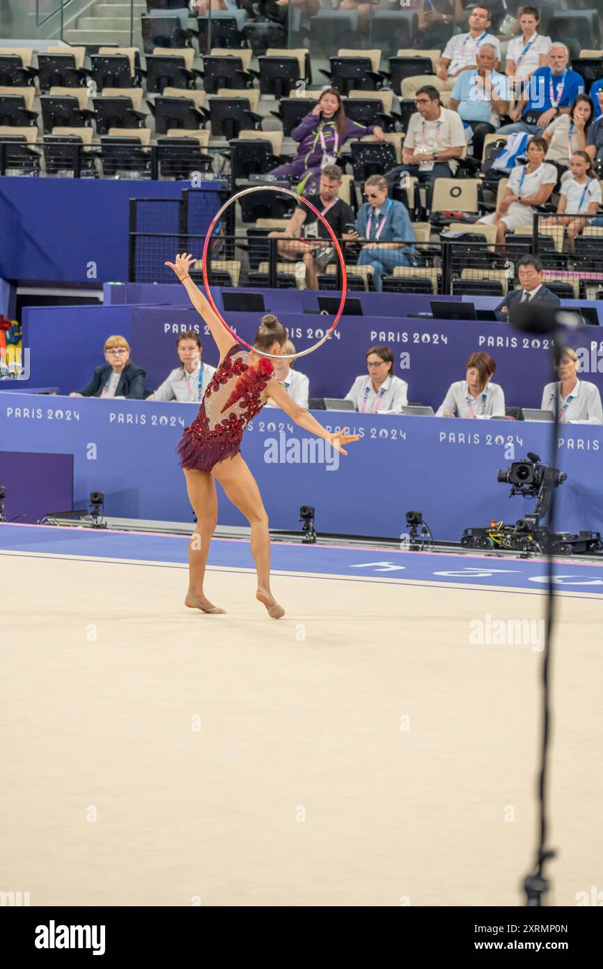 Paris, France - 08 08 2024: Olympic Games Paris 2024. View of wommen's ...