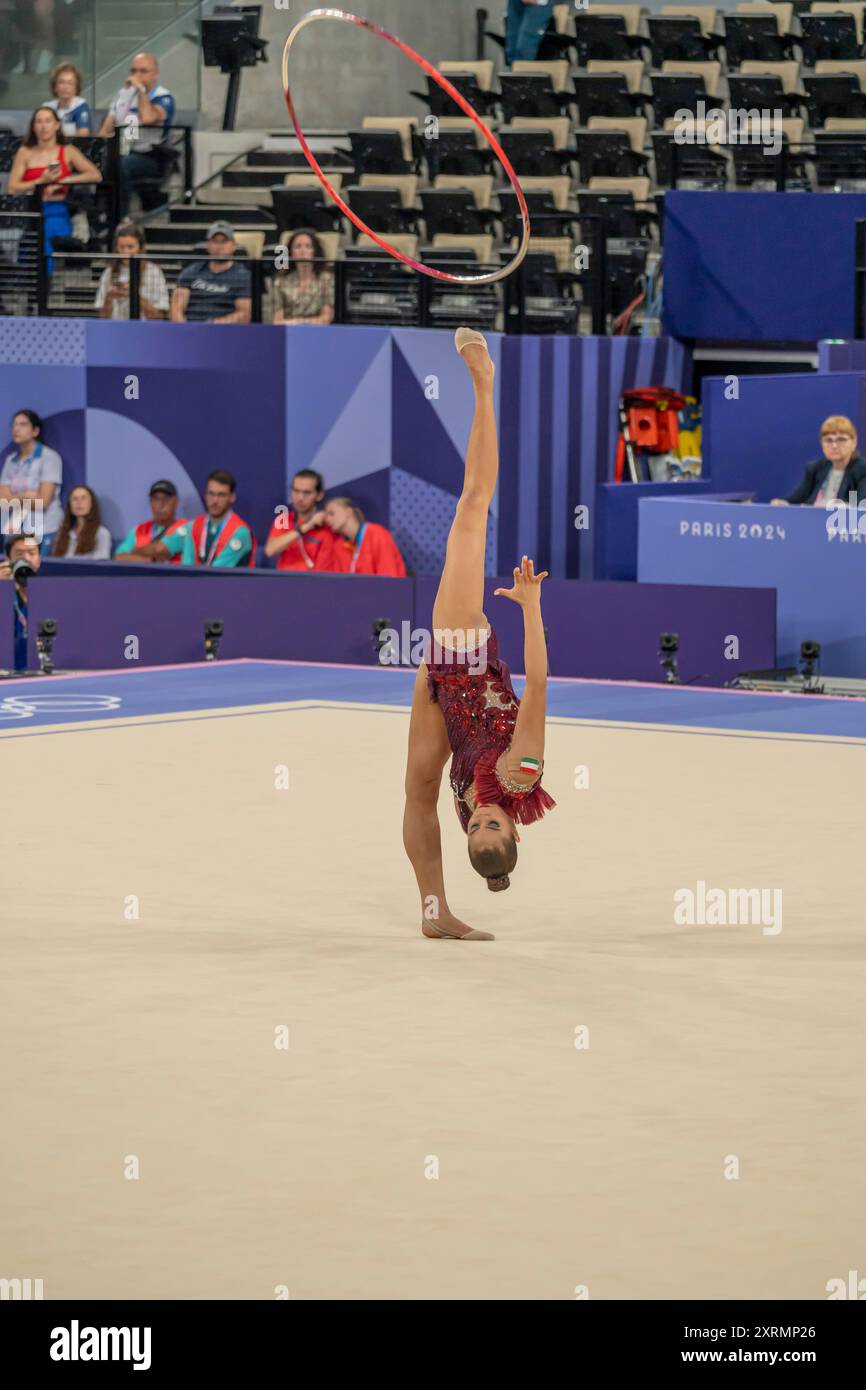 Paris, France - 08 08 2024: Olympic Games Paris 2024. View of wommen's ...